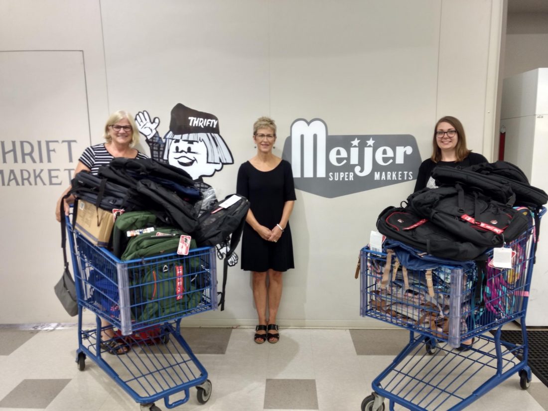 Meijer donates backpacks to GFWC | News, Sports, Jobs - Daily Press